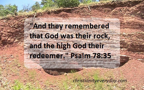 Bible Verse Photo: Psalm 78:35 - Christianity Every Day